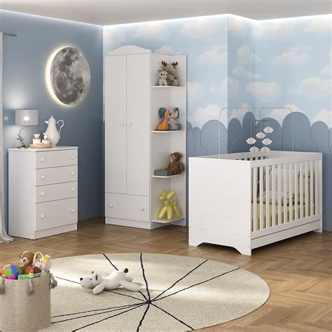 Quarto De Bebê Completo Berço 3x1 João E Maria Multimóveis Madeiramadeira