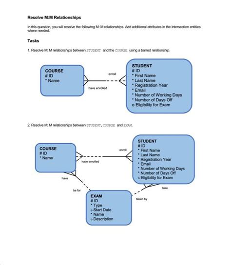 solved resolve m m relationships in this question you will