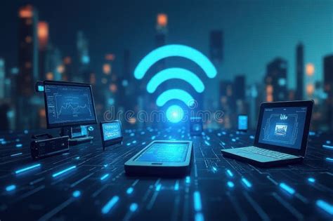 Redefining Connections Exploring Wi Fi S Role In Today S Digital Age Stock Illustration