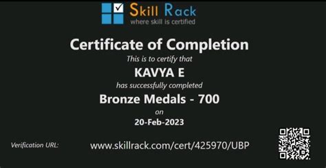 kavya elangovan on linkedin skillrack coding programming