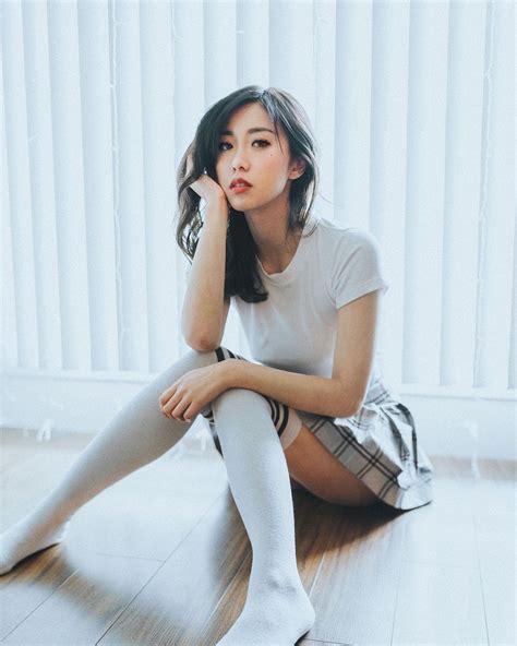 Plaid Skirt And Thigh Highs Scrolller