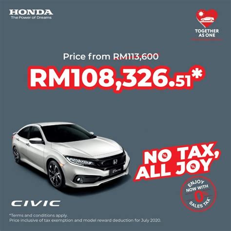 Honda Civic Price Malaysia Monthly Melayu Malay