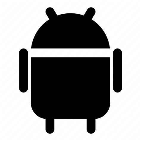 Glyph Android Logo Logotype Symbol Robot Technology Icon Download On Iconfinder