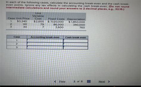 solved in each of the following cases calculate the