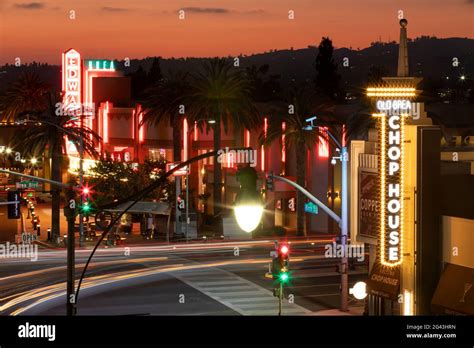 Brea California Usa June 2 2021 Sunset Descends Over The Popular