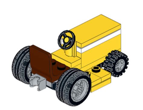 Lego Moc Cub Cadet Lawn Tractor By Farmyfrank10 Rebrickable Build With Lego