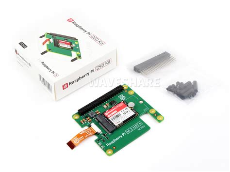树莓派原装固态硬盘套件 含512gb高速固态硬盘和raspberry Pi M2 Hat 兼容pcie Gen3 适用于树莓派5