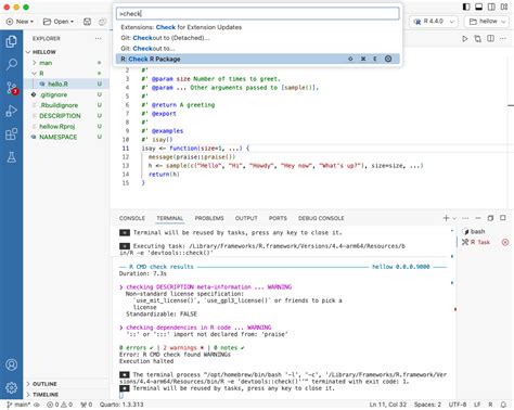 R Package Development In Positron By Stephen Turner