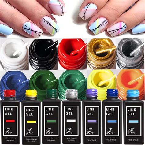 12 색 네일 젤 폴리쉬 와이어 드로잉 Uv 젤 손톱 스파이더 젤 Diy 매니큐어 페인팅 라인 매니큐어 젤 래커 바니시 네일아트 젤네일 매니큐어 Aliexpress