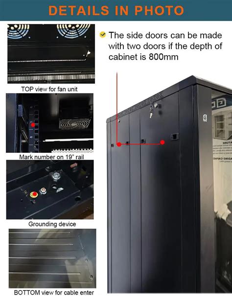 Gcabling 19 42u Server Rack 600600mm Data Rack Cabinet Gcabling