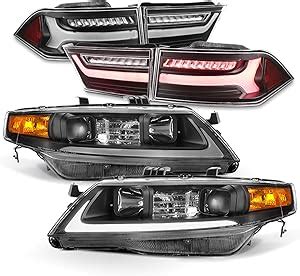 Amazon.com: AKKON - Fits 2004-2008 Acura TSX Light Bar Projector ...