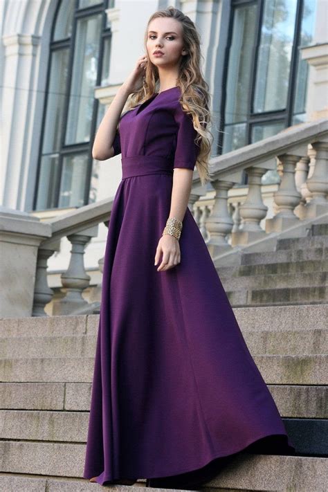 Plus Size Purple Evening Gowns