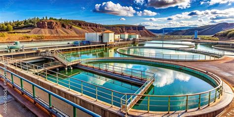 Water Treatment Facility At A Copper Mine And Processing Plant Copper Mine Processing