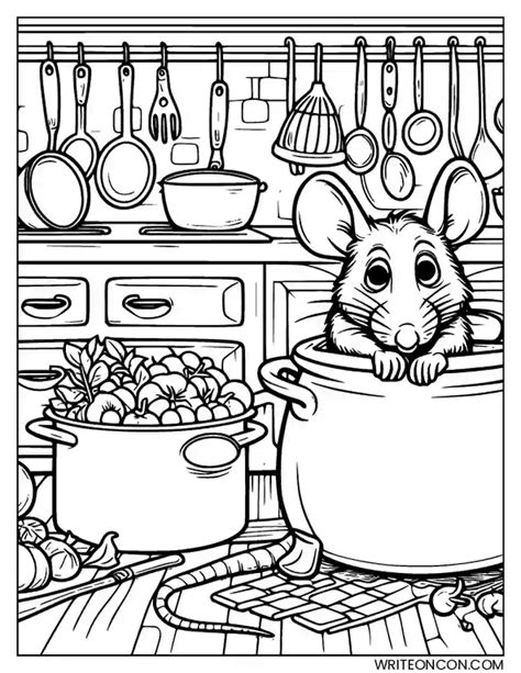 6 Free Printable Ratatouille Coloring Pages Sheets And Pictures For