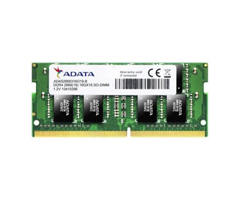 Adata 16gb Laptop Ram Ddr4 2666 Bus Premier