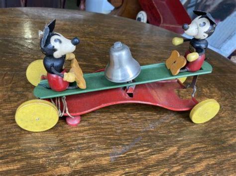 Mickey Mouse On See Saw Pull Toy 3938566917