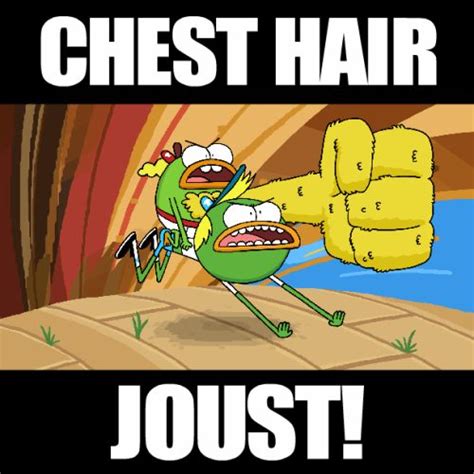 Spongebob With Chest Hair