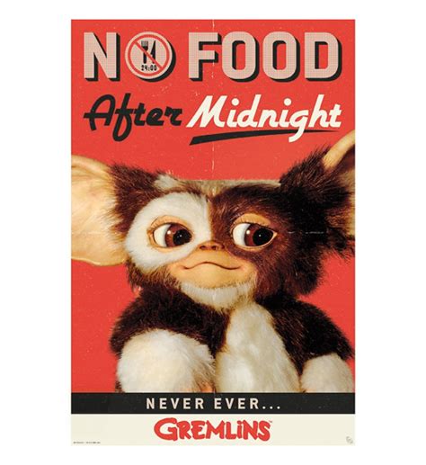Gremlins Gremlins No Food After Midnight Maxi Poster 61 X 91 5cm