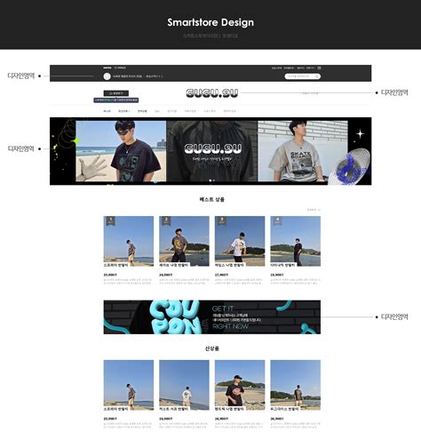 남성의류 스마트스토어 디자인 스마트스토어디자인