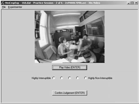 The Interface Used By Estimator Subjects For Human Estimation