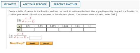 Solved Create A Table Of Values For The Function And Use The Chegg Com