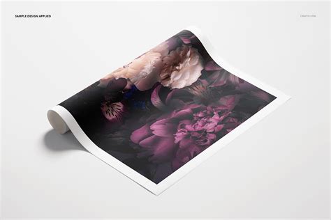 Rolled Canvas Print Mockup Set V On Behance