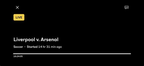 So Frustrated With Peacock Bugs—selected The Liverpool V Arsenal