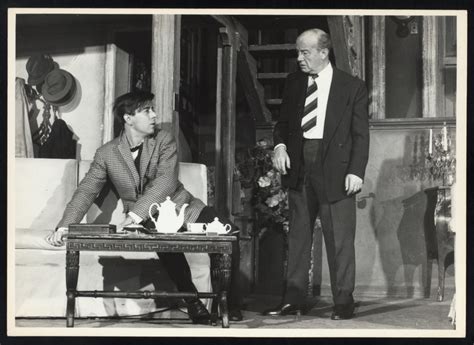 Brian Bedford And Roland Culver In The Stage Production Five Finger