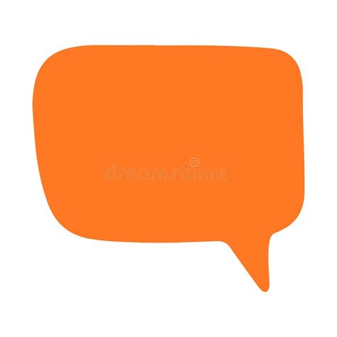 Text Bubble Hand Drawn Vector Bubble Templates For Text Messages Stock