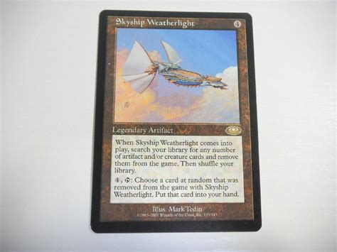 Yahooオークション C294【mtg】飛翔艦ウェザーライトskyship Weath