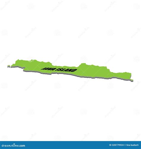 Java Island Map Icon Stock Illustration Illustration Of Asia