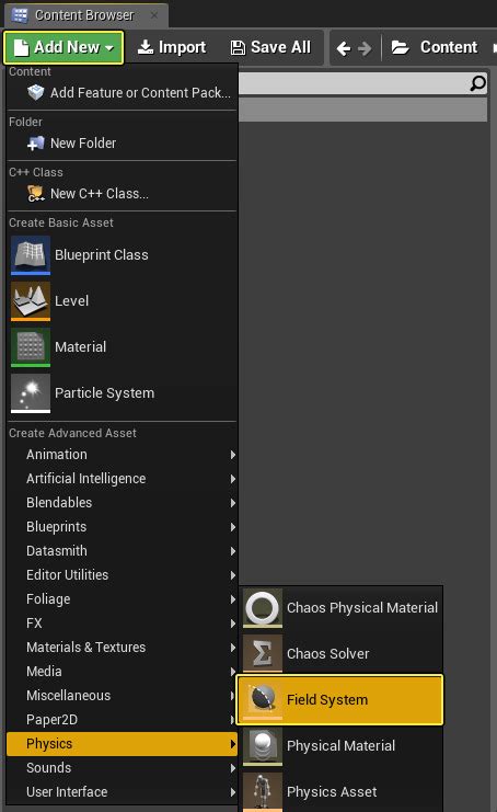 Chaos Destruction Overview Unreal Engine Documentation