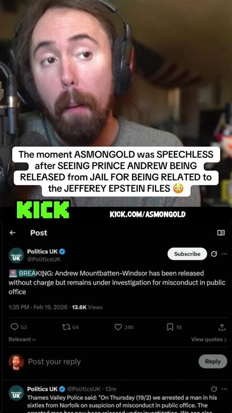 The Moment Asmongold Was Speechless After Seeing Prince Andrew Being R