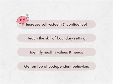Codependency Workbook Bundle Boundaries Worksheets Therapist Resource