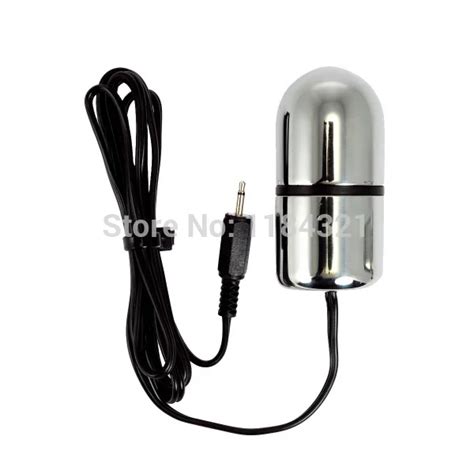 71 34mm Big Aluminium Electro Sex Egg Powered By Power Box Electric Stimulation Aluminium Dildo