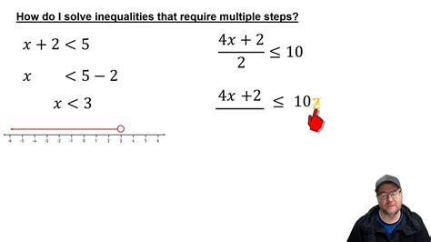 How To Solve A Multi Step Inequality