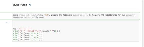 Solved QUESTION Using Pyhton Code Format String Fmt Chegg
