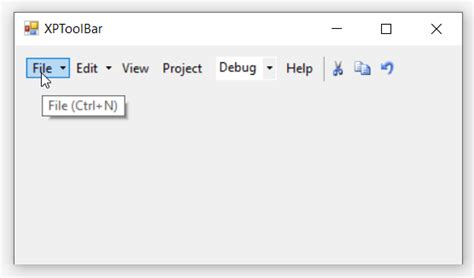 Keyboard Shortcuts In Windows Forms Xptoolbar Control Syncfusion