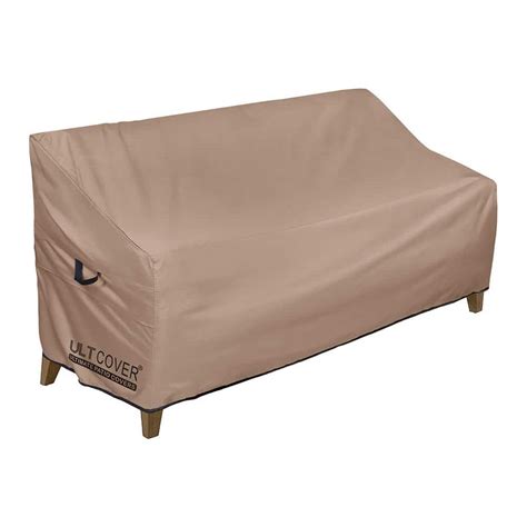 Angel Sar 58 In X 28 In X 35 In Waterproof Brown Outdoor Sofa Cover Lvlx3735 The Home Depot