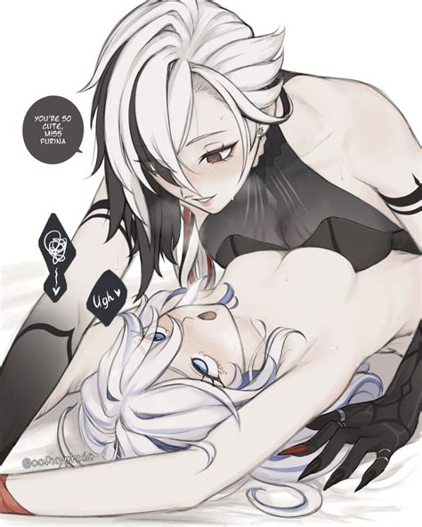 Rule 34 2girls Against Bed Ahe Gao Ahegao Ahoge Arched Back Arching