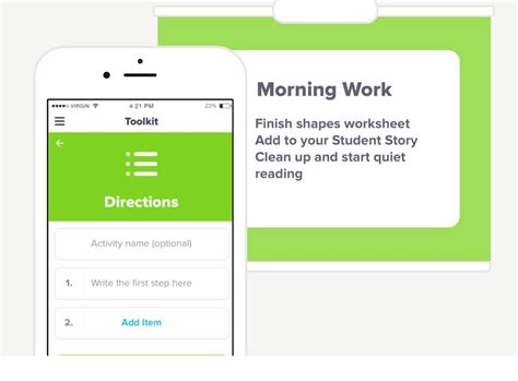 Classroom Directions App A Tool To Display Directions For Your Class