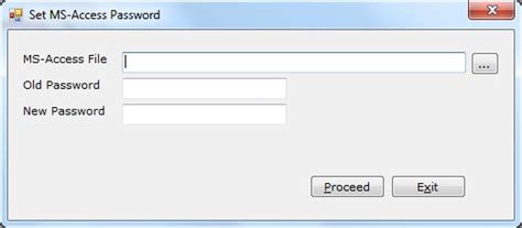 How To Set Ms Access Password Using Cnet Sourcecodester