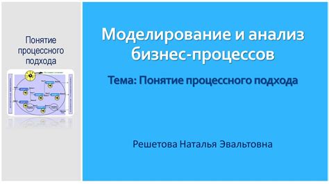 Понятие процессного подхода Моделирование и анализ бизнес процессов презентация онлайн
