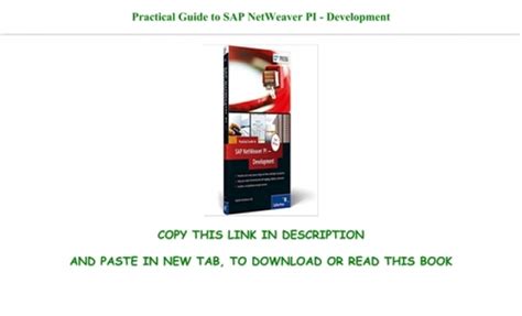 Download Pdf Practical Guide To Sap Netweaver Pi Development Full Pages