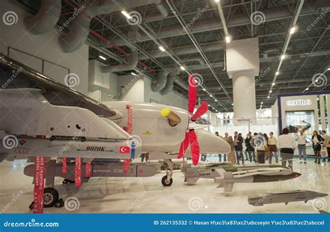 Bayraktar Akinci Saha Expo Mini Smart Munitions Editorial Photography Image Of Bomb Bozok