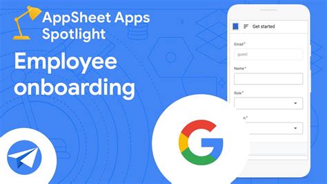 How to build employee onboarding apps with AppSheet - YouTube