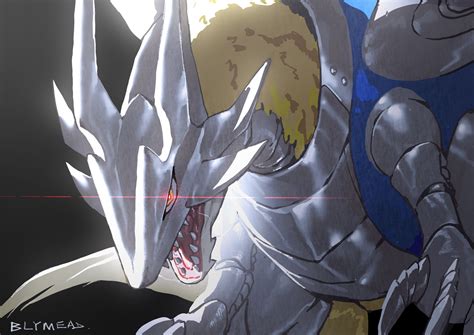 Raptordramon Digimon Drawn By Bly Mead Danbooru