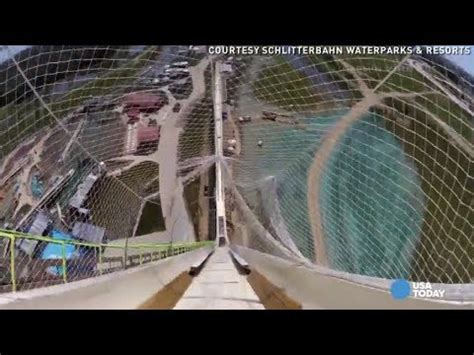 Verruckt Ride The Worlds Tallest Water Slide Youtube