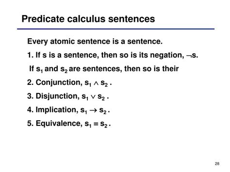 ppt the predicate calculus powerpoint presentation free download