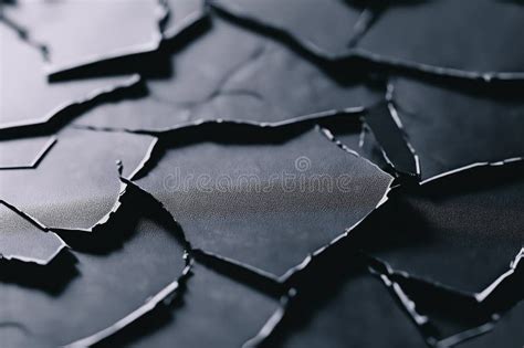 Abstract Cracked Surface With Light Reflections Creating Geometric Patterns Stock Image Image